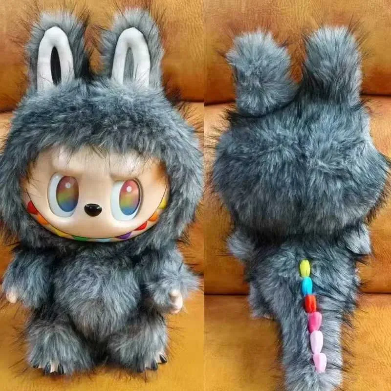 Zimomo Angel Change Monster Labubu Series Vinyl Doll 38cm White Cat ...