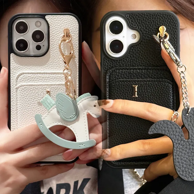 Designers Leather Card Holder Phone Case Fitted Wallet Case For IPhone ...