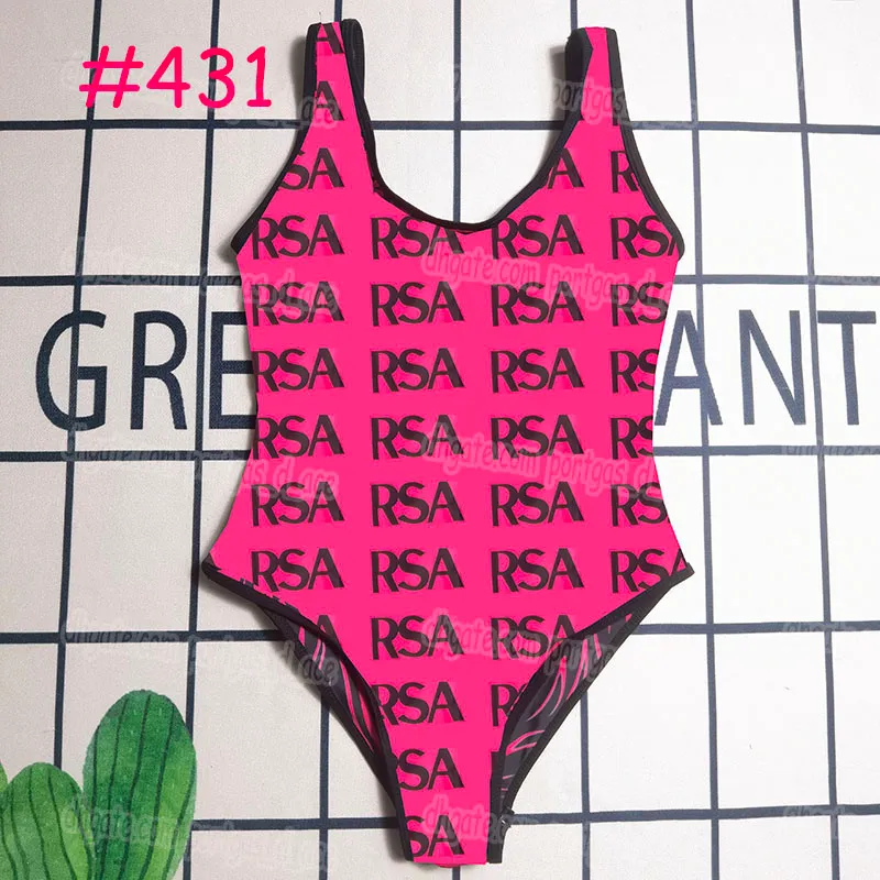 Letter Printed Womens Swimsuit Sexy Padded Backless... From Portgas_d ...