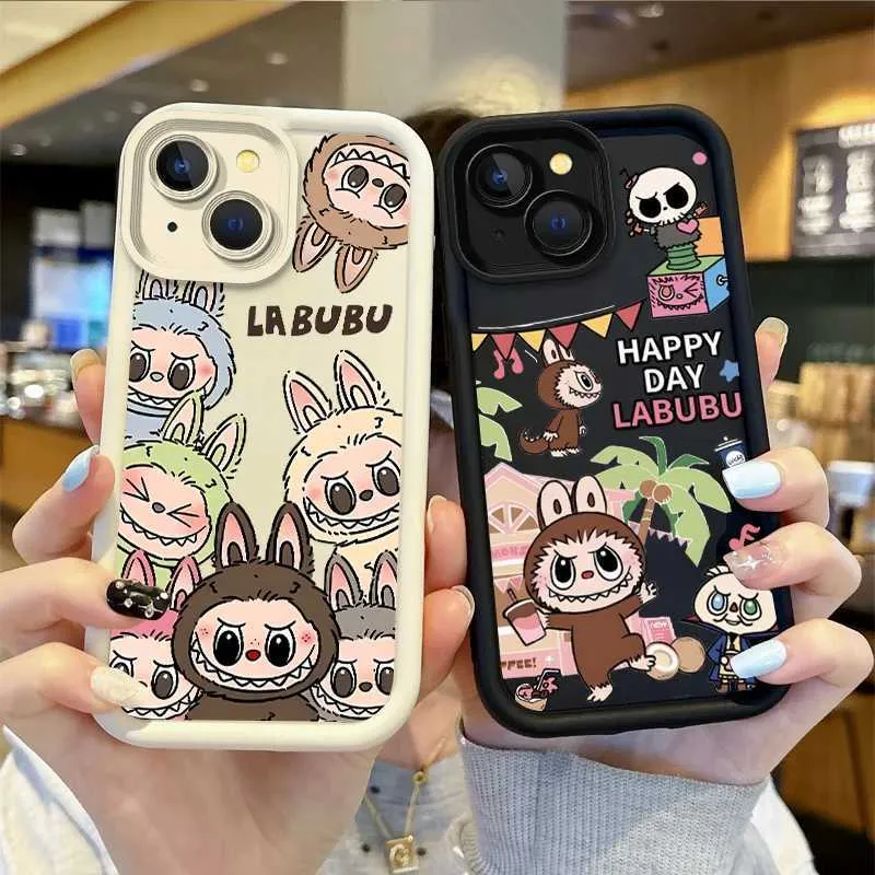 P Mart Labubu Cute Cartoon Silicone Phone Cases ... From Casual_love_l ...