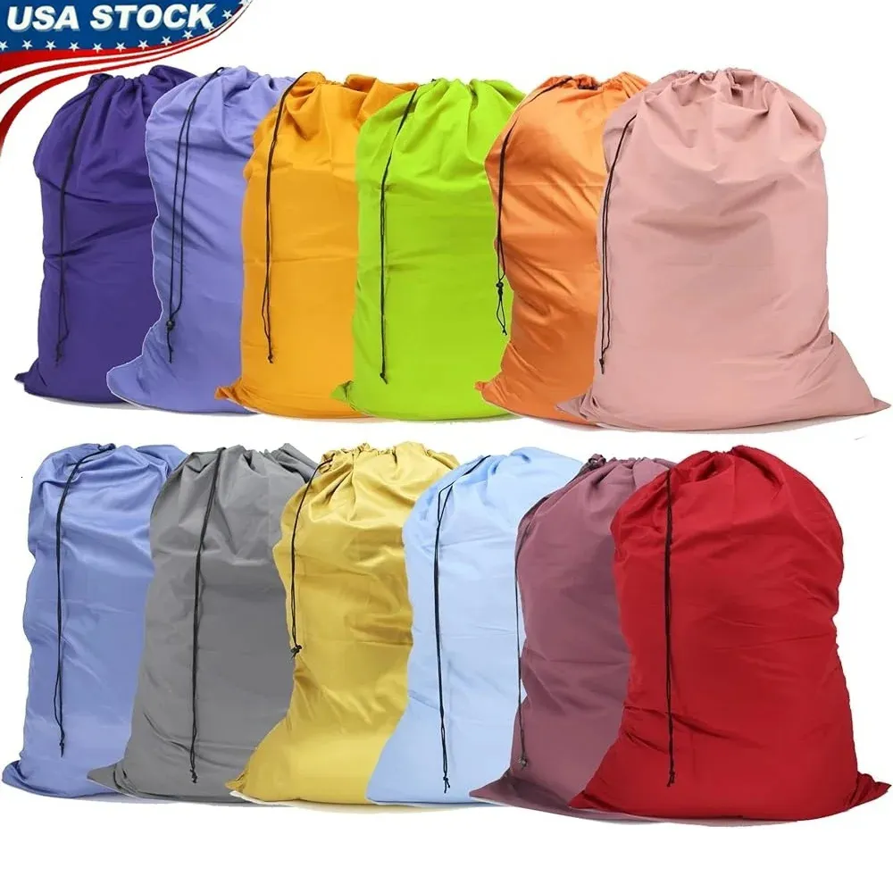 Extra Large Nylon Laundry Bag With Drawstring Closure Travel, Camping ...