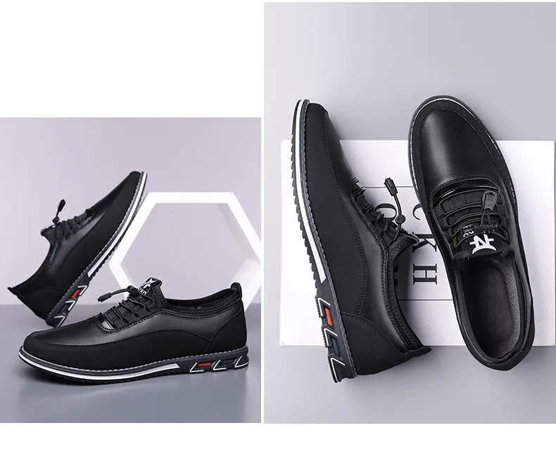 KLKYKO Men's Shoes, Large Sized Foreign Trade Leather Shoes US6 US17 ...