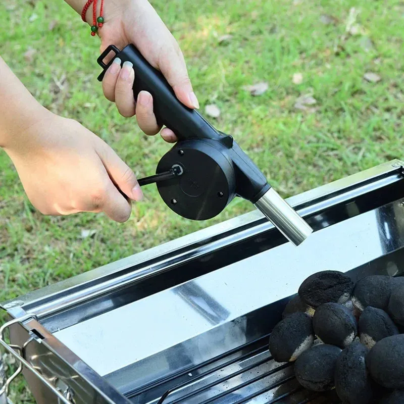 Portable Hand Operated Leaf Sucker Blower For BBQ, Camping, And Fire ...