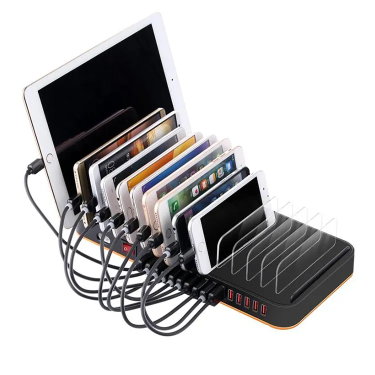 15 Port 100W Multi USB Fast Wireless Charging Stand Stand For Phone ...