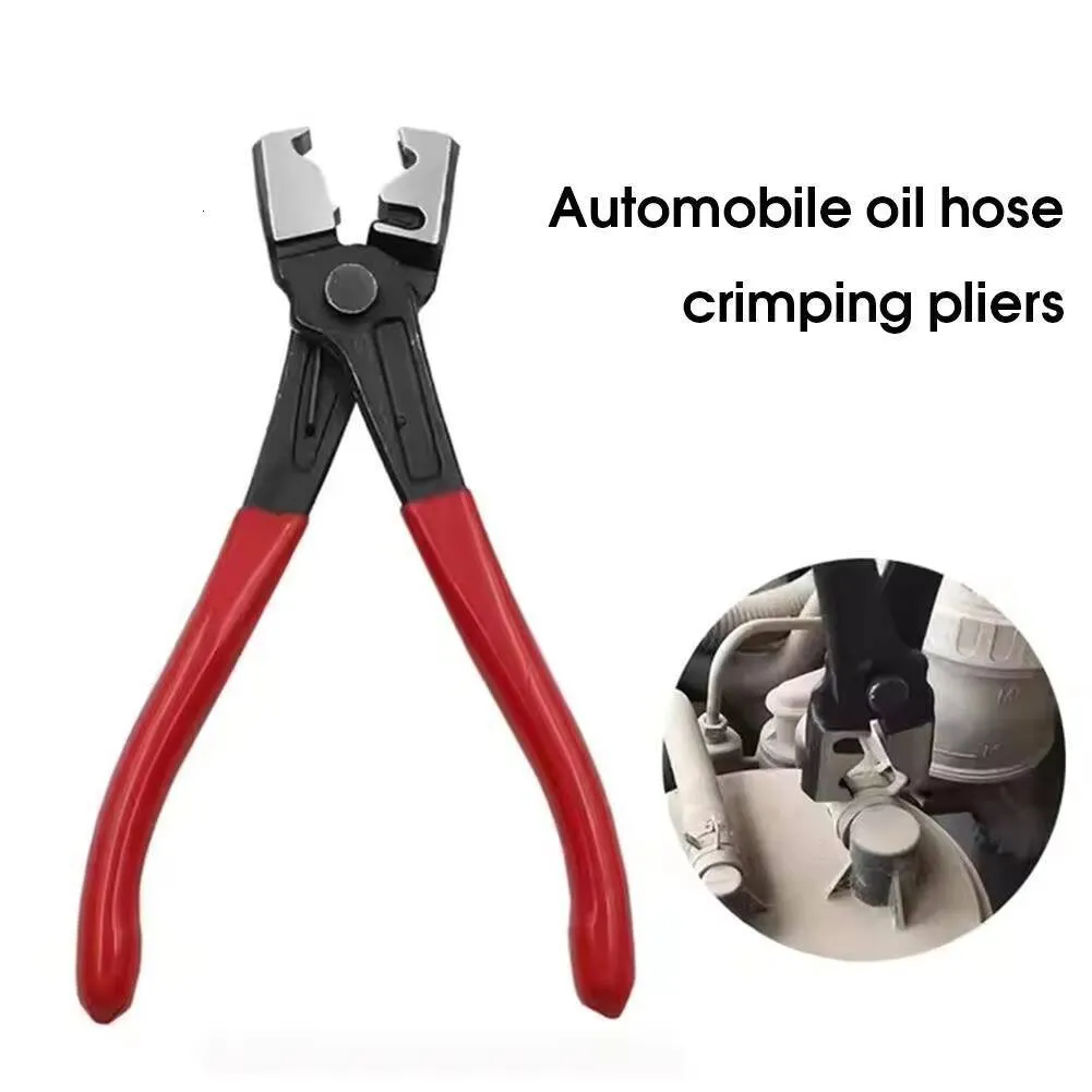 Car Oil Hose Crimping Plier Repair Tool with Calliper Vise Clamp and Collar Clip for Securing ...