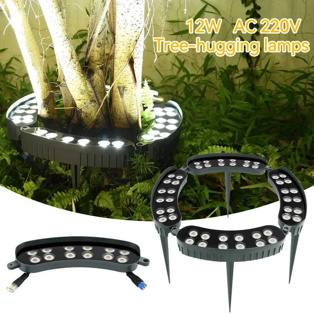 Waterproof LED Tree Hugging Garden Lights With Ground... From Dwynwen ...
