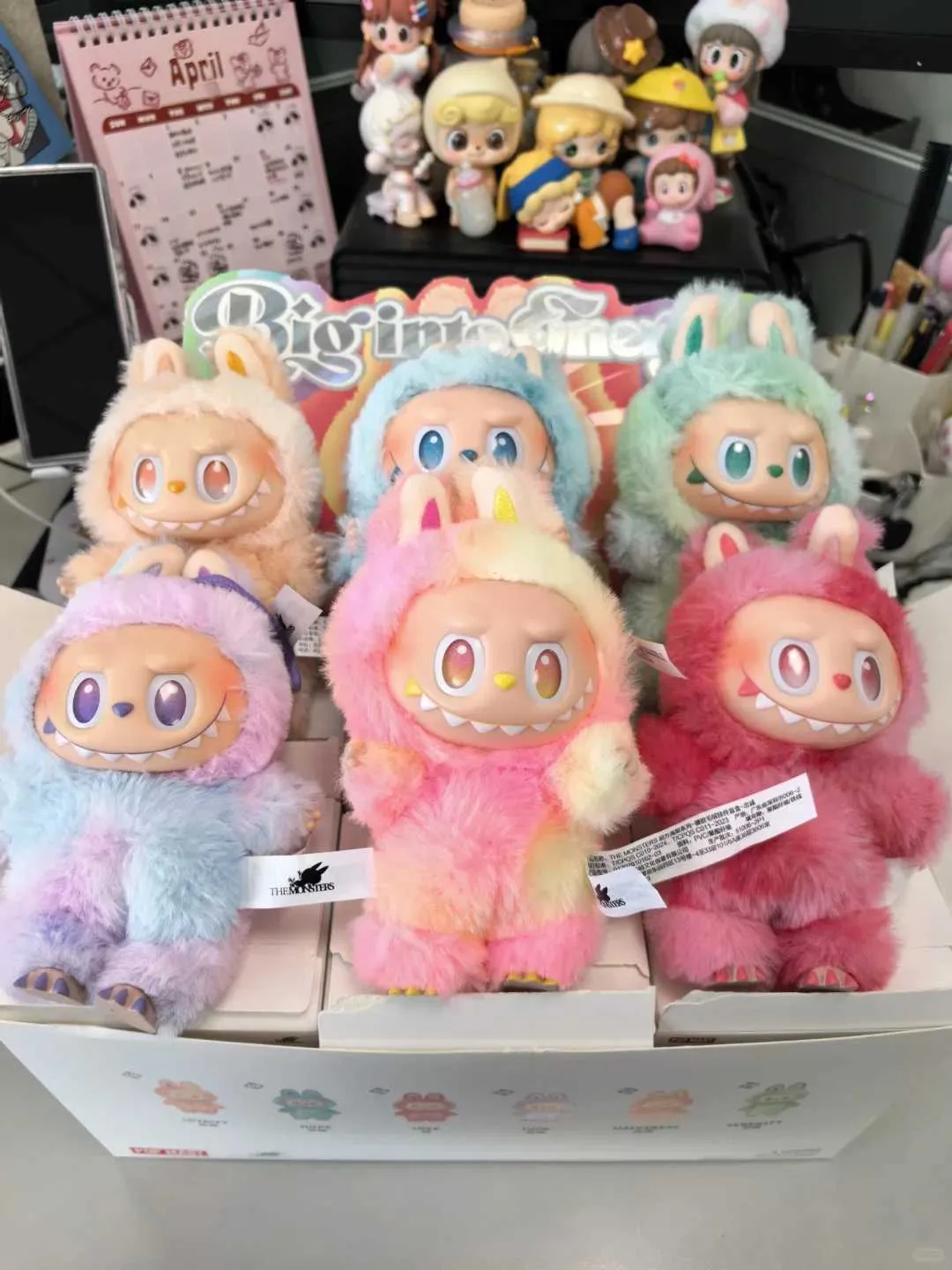 Labubu The Monsters V3 Series Blind Plush Box Vinyl Base Toy Animated ...
