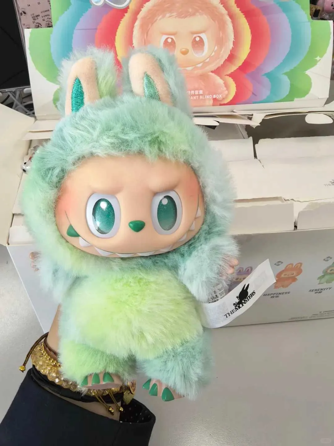 Labubu The Monsters V3 Series Blind Plush Box Vinyl Base Toy Animated ...