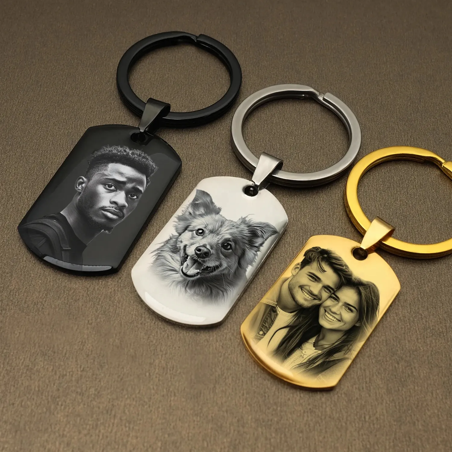 Personalized Keychain Gift Drive Safe Keychain For Couples, Custom ...