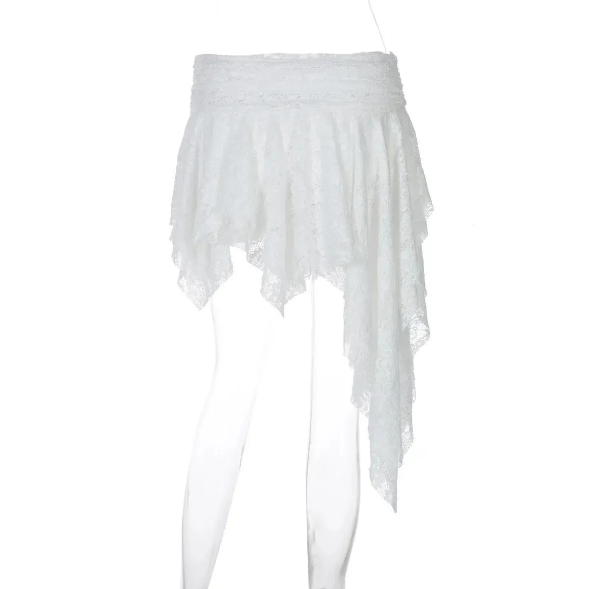 Spring Summer Women's Fashion A-Line Skirt: Irregular Sexy Pure Desire ...