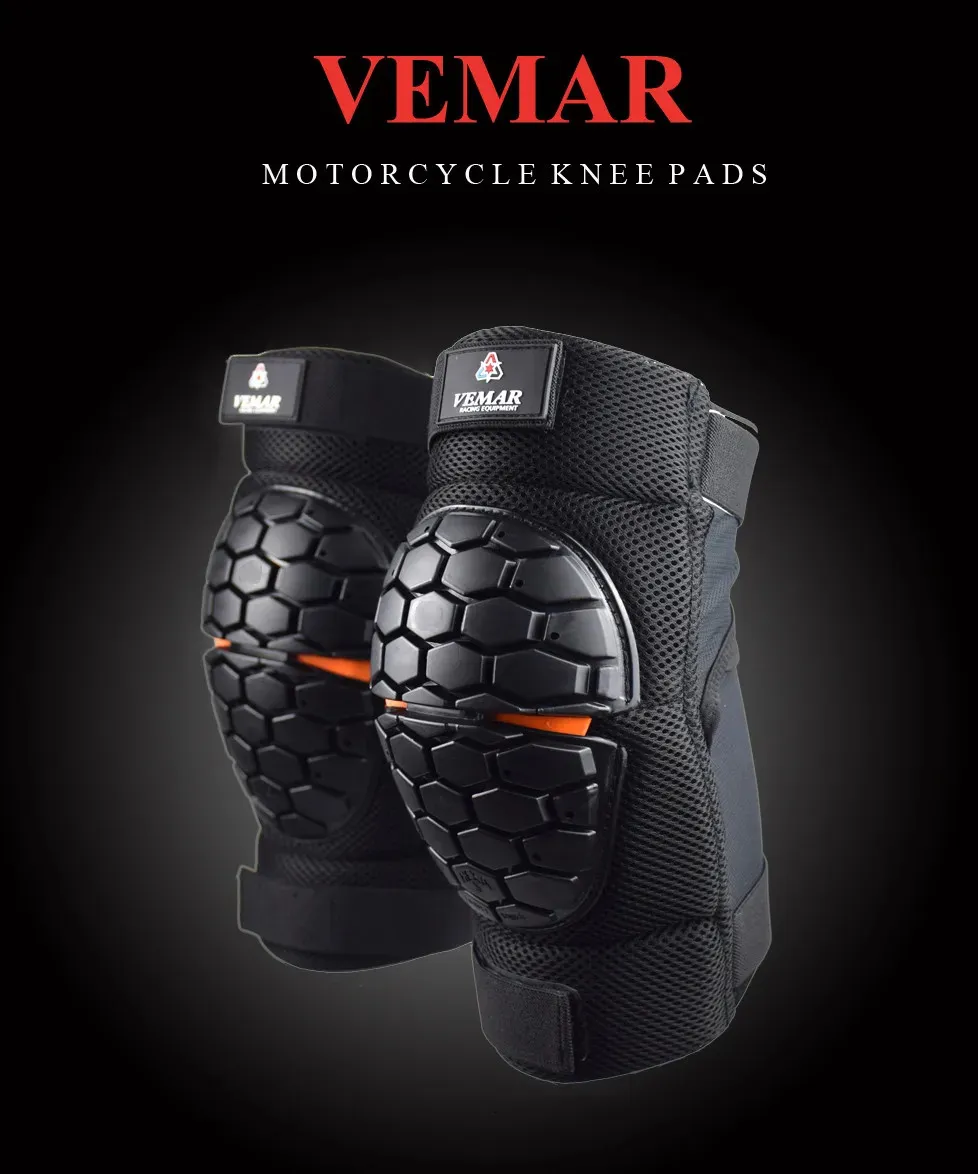 Vemar Motorcycle Knee Pads, MTB DH MX Dirt Bike Moto Knee Brace Support ...