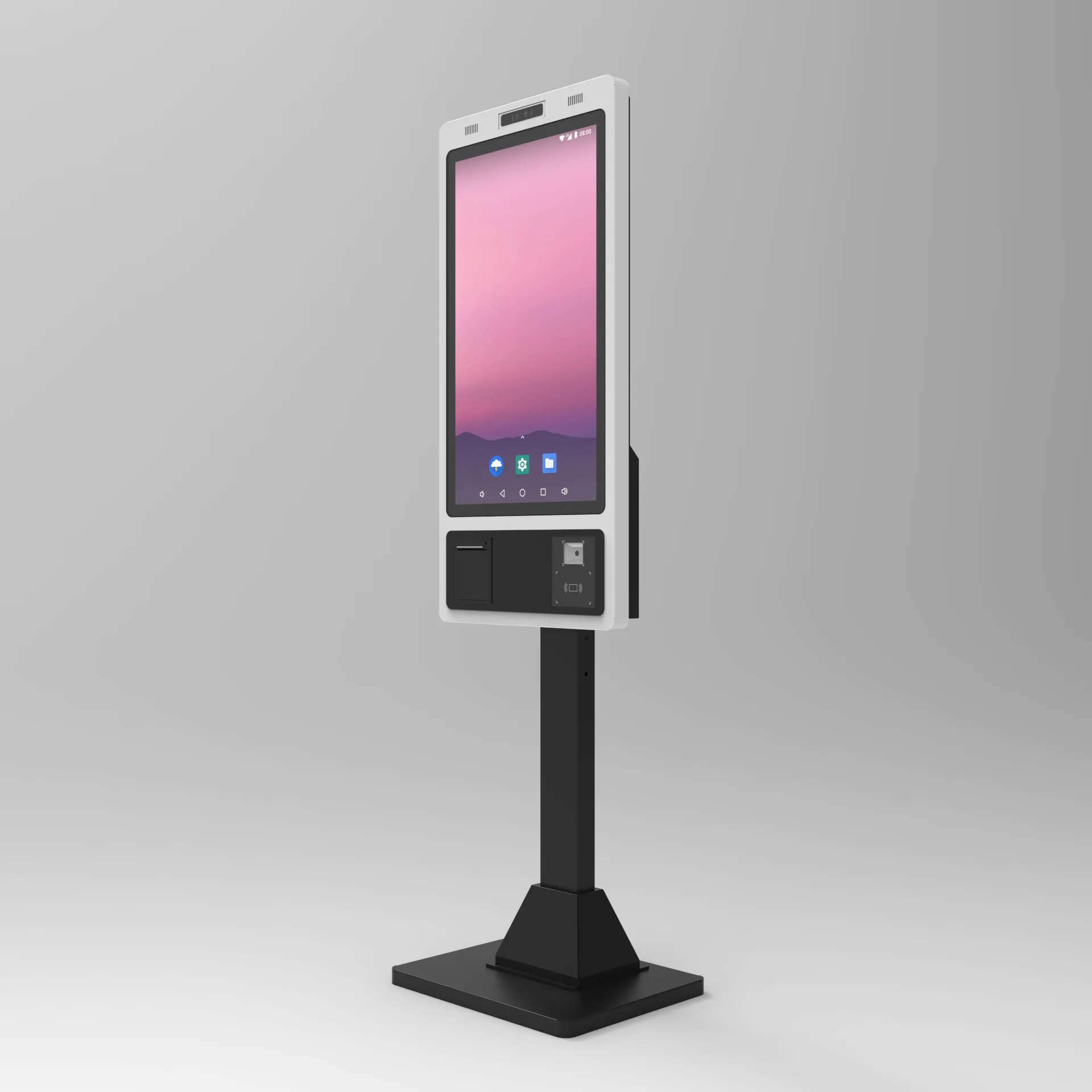 32 Inch Interactive Self Service Kiosk Terminal With Camera, Thermal ...