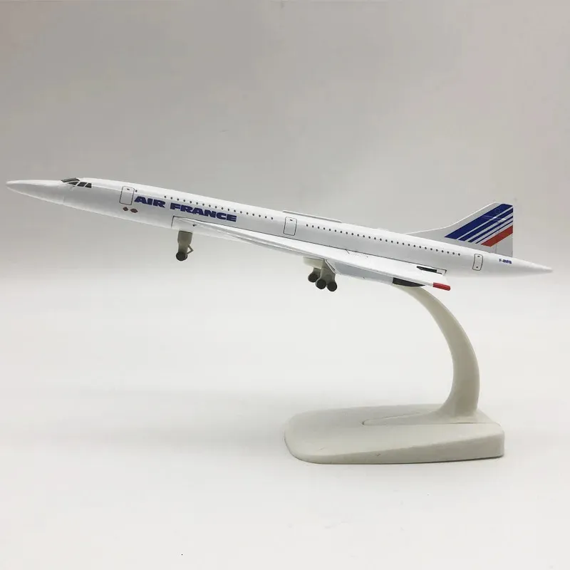 20cm Concorde Miniature Airplane Model: Air France, Singapore, American ...