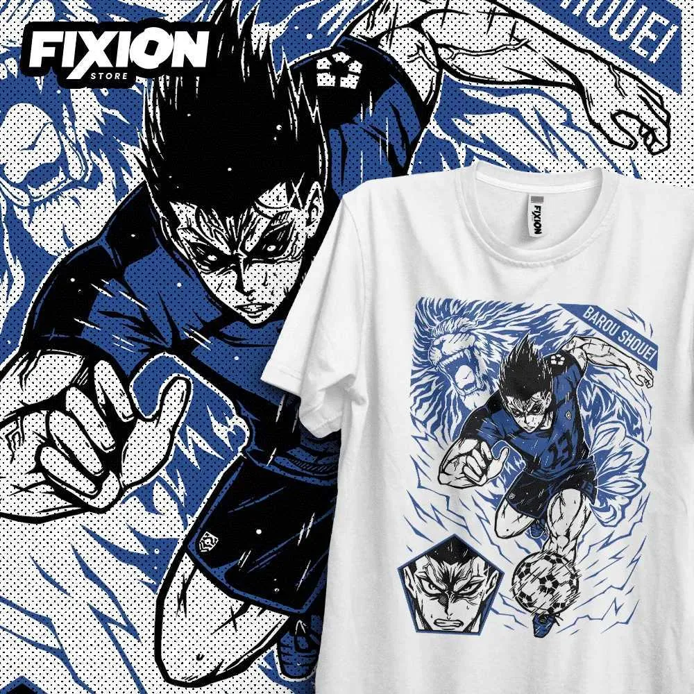 Wholesale Blue Lock Barou Anime Anime Printed T Shirts Perfect Manga ...