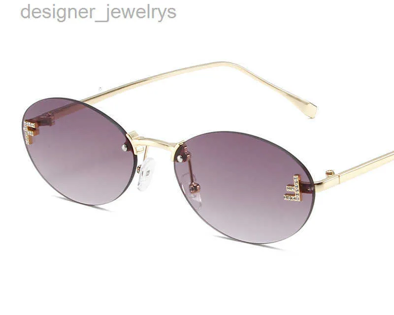 Elliptical Frame Sunglasses: New Fashion Personality Glasses Featuring ...
