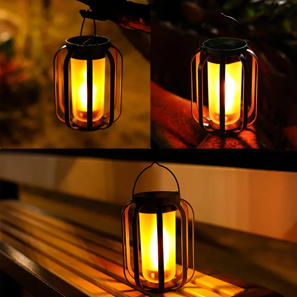 Waterproof Solar LED Hanging Lantern For Outdoor Camping, Courtyard ...