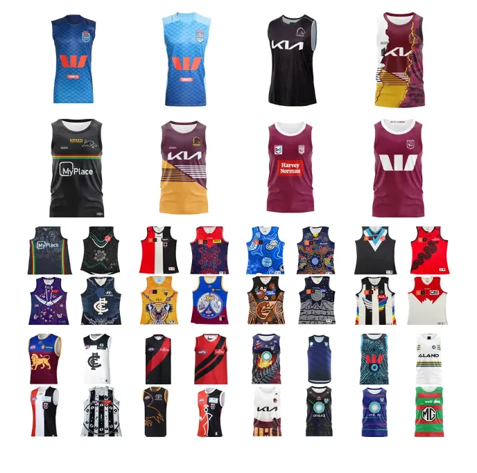 Australia Football Team Jersey 2025 2026 AFL Port Adelaide, Essendon ...