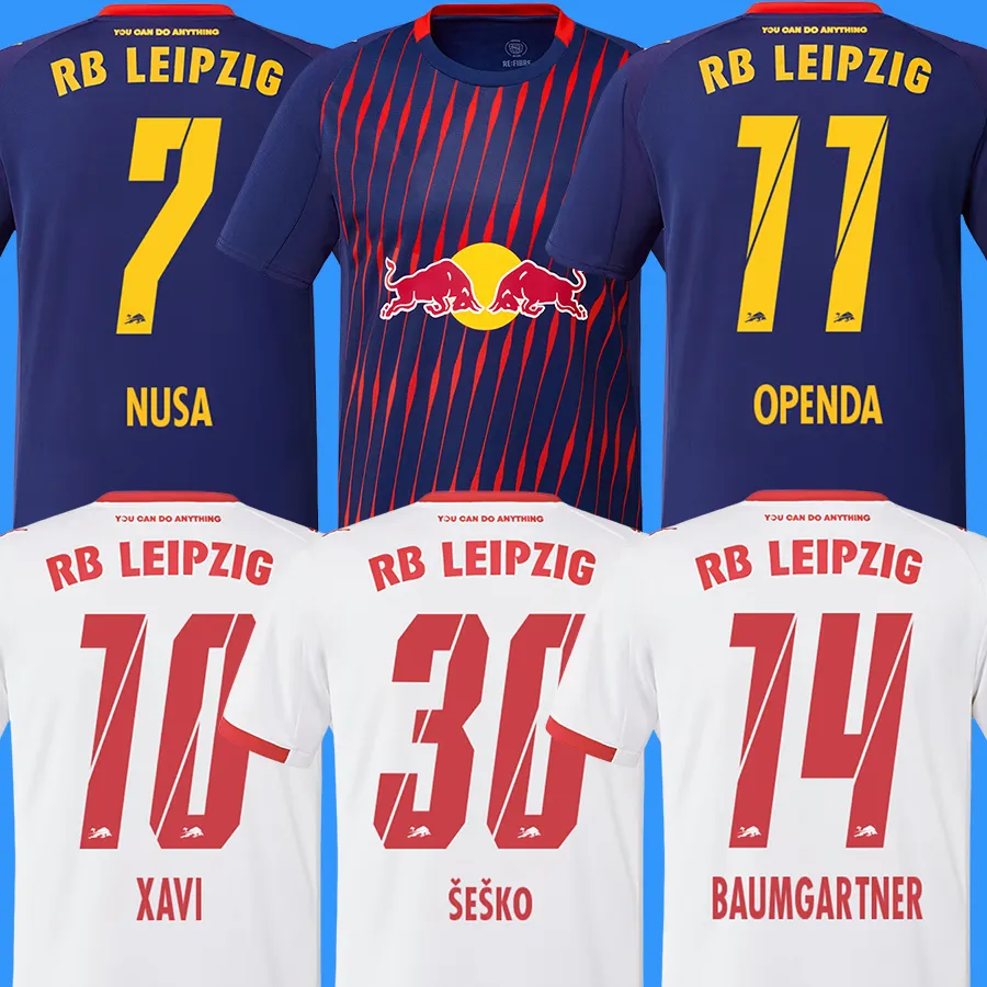 RBL Leipzig Mens Soccer Jersey Customizable Name Number, Breathable ...