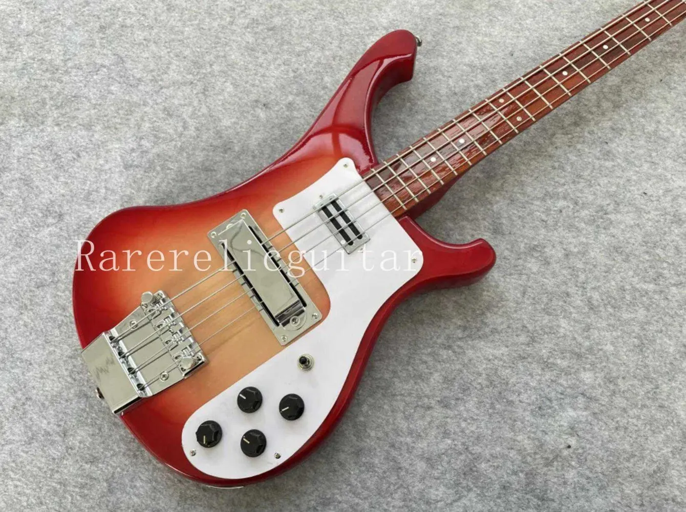 Custom Red Gradient Electric Bass Guitars Precision Control Vintage ...