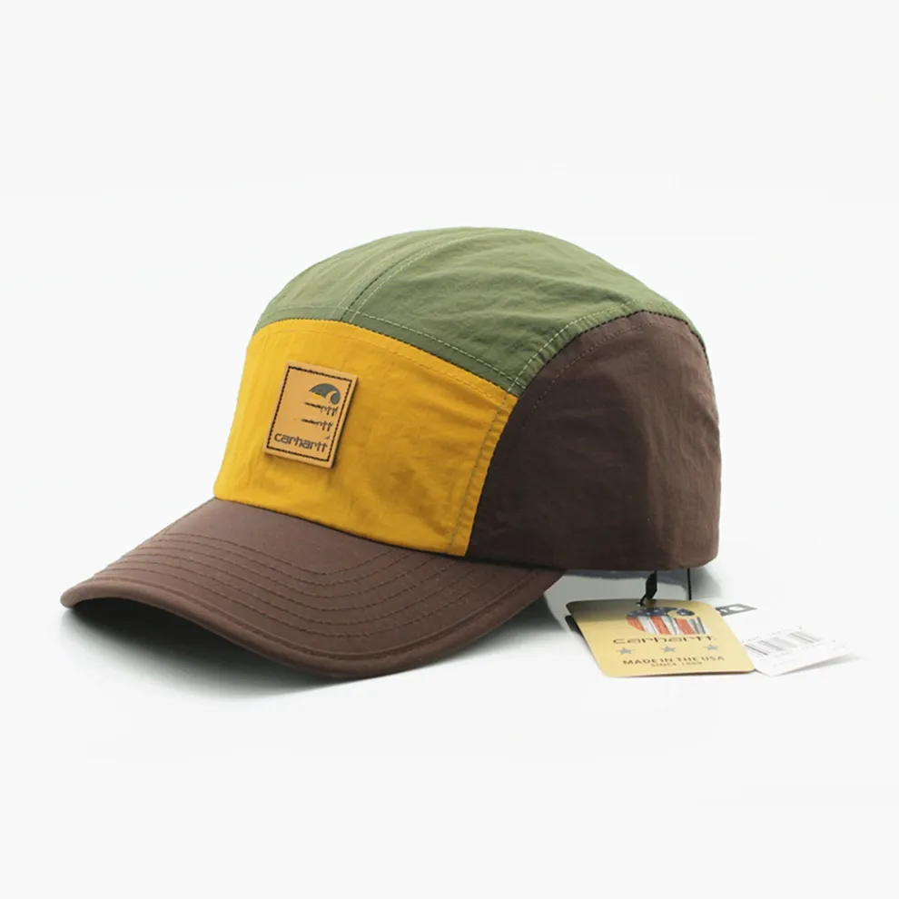 American Retro Multicolor Five-Piece Hat Quick-Drying Waterproof Cap ...