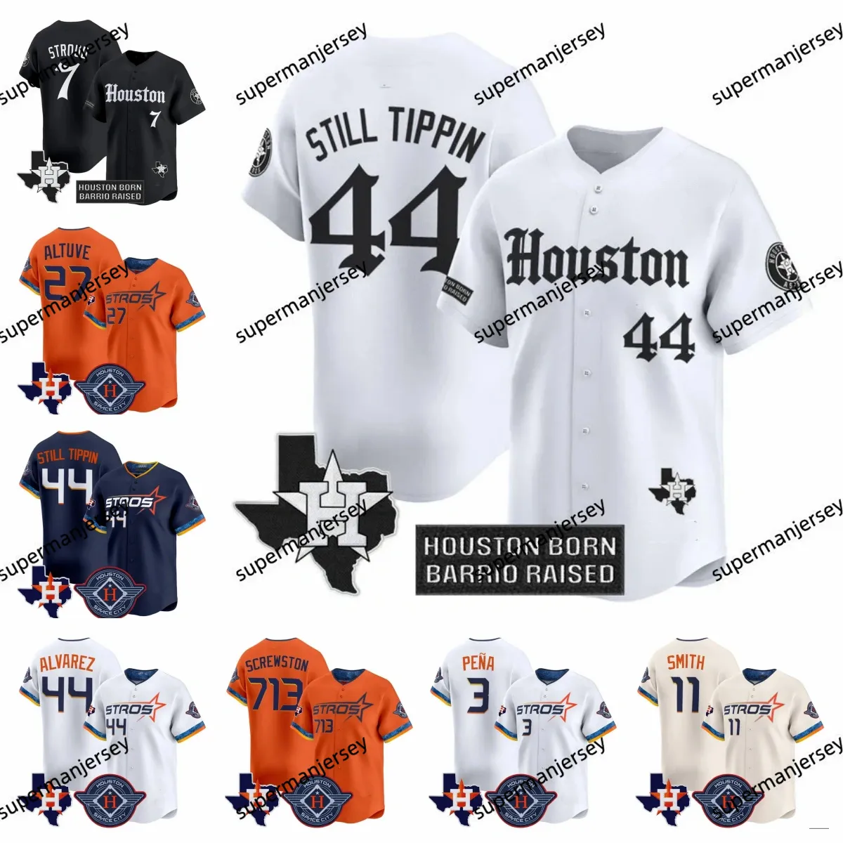 Customizable Baseball Jersey, Inspired By Houston Team, Ideal For Fans ...