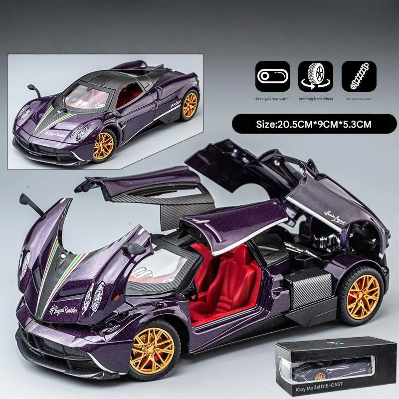 1:24 Scale Die Cast Sports Car Model: Collectible Alloy Vehicle With ...
