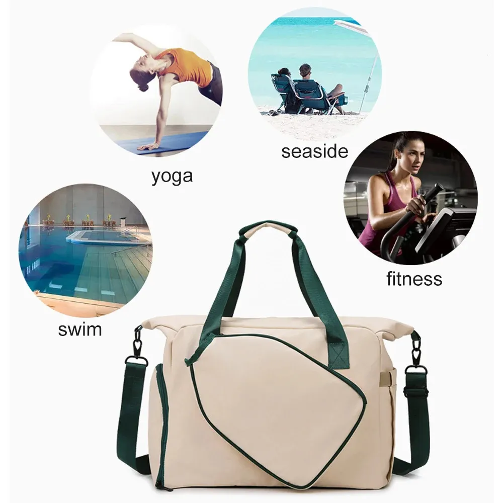 Table Tennis Bag with Shoe Compartment and Wet Pocket - Large Capacity ...