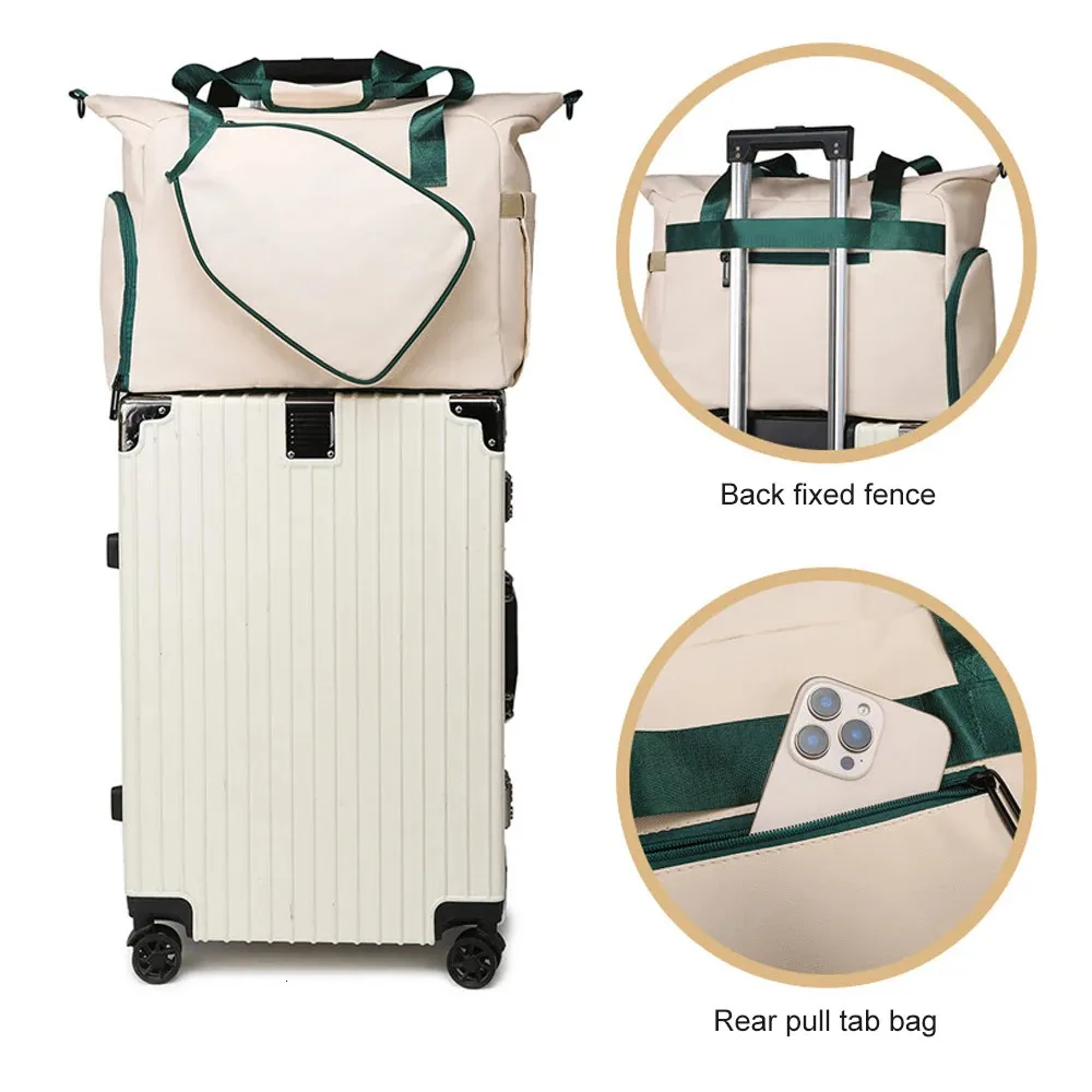 Table Tennis Bag with Shoe Compartment and Wet Pocket - Large Capacity ...