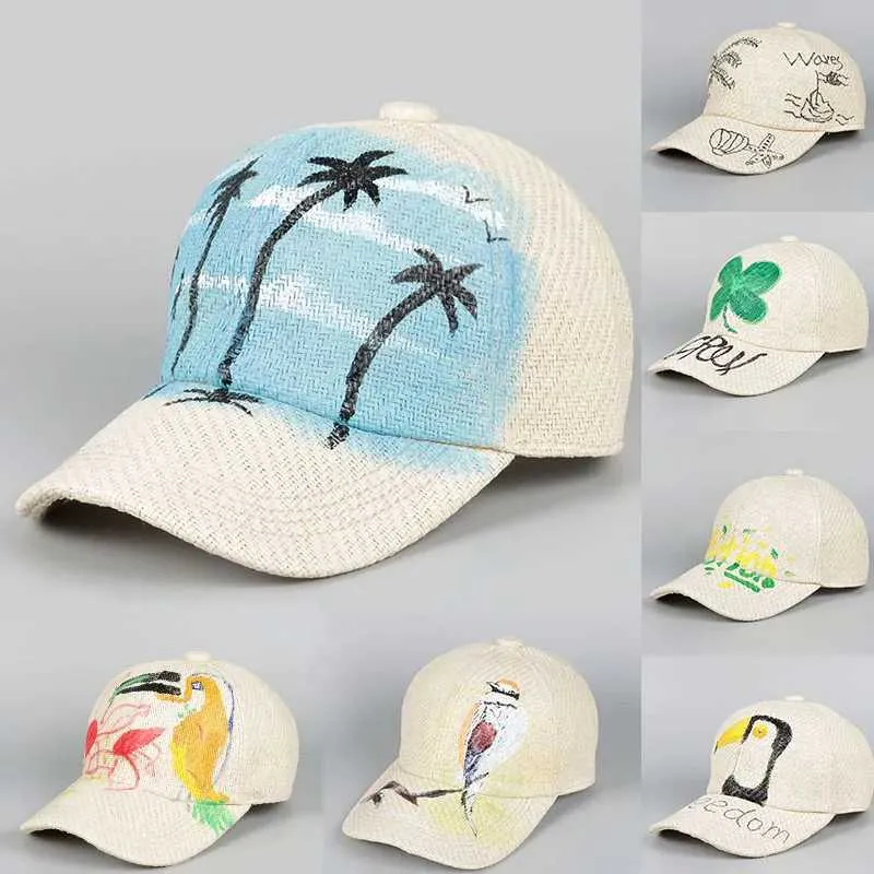 W250614 Straw Baseball Caps For Men And Women ... From City_of_love, $9 ...