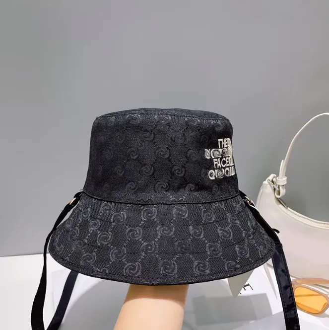 Luxury Designers Cotton Bucket Hats with Wide Brim and Dome Top for ...