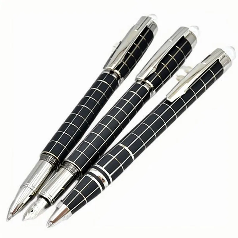 Monte Star Walk Luxury Ballpoint Pens Black Resin With Crystal Top ...