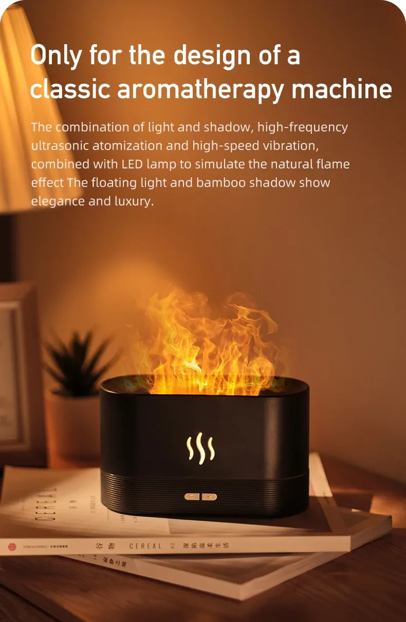 Ultrasonic Cool Mist Aroma Diffuser Air Humidifier with LED Lighting ...