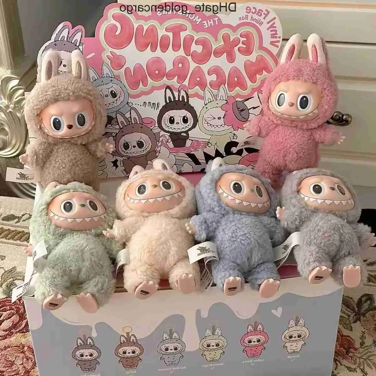 Labubu Plush Doll Labubu Bag Charms Keychain Designer Labubus Keychain ...