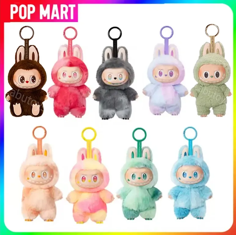 Labubu Doll Popmart Zimomo Blind Box Labubus Monsters Exciting Macarons ...