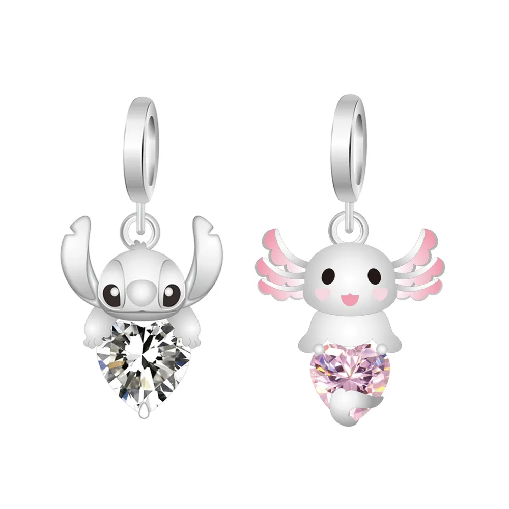 FewDook Silver Plated Copper Cartoon Character Charm Pendant for Pan ...