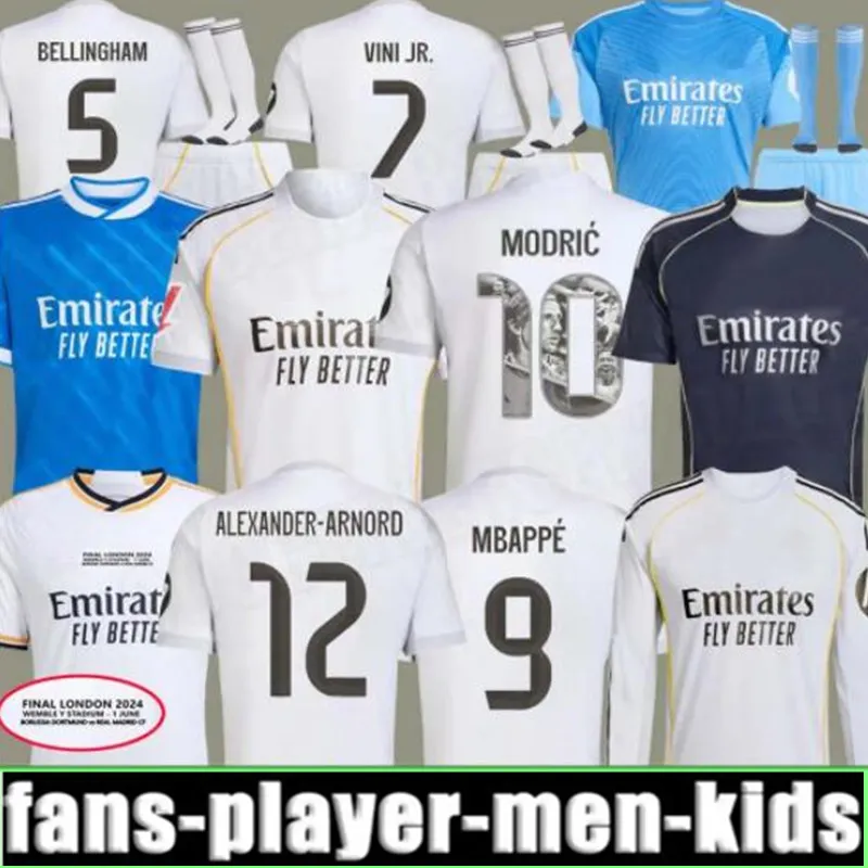 2025 2026 VINI JR MBAPPE Soccer Jerseys Reals Madrids... From Qike ...