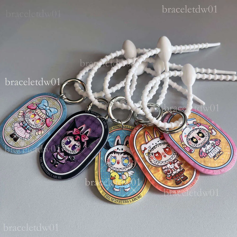 Bubble Mart Original Labubu Beautiful Pendant Necklace Double Sided ...