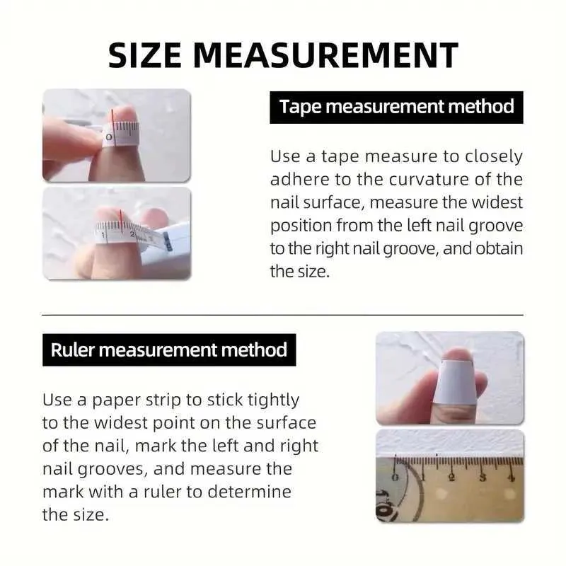 Handmade Coffin Shaped Fake Nails, Colorful Hand Drawn Cartoon Bow Nail ...