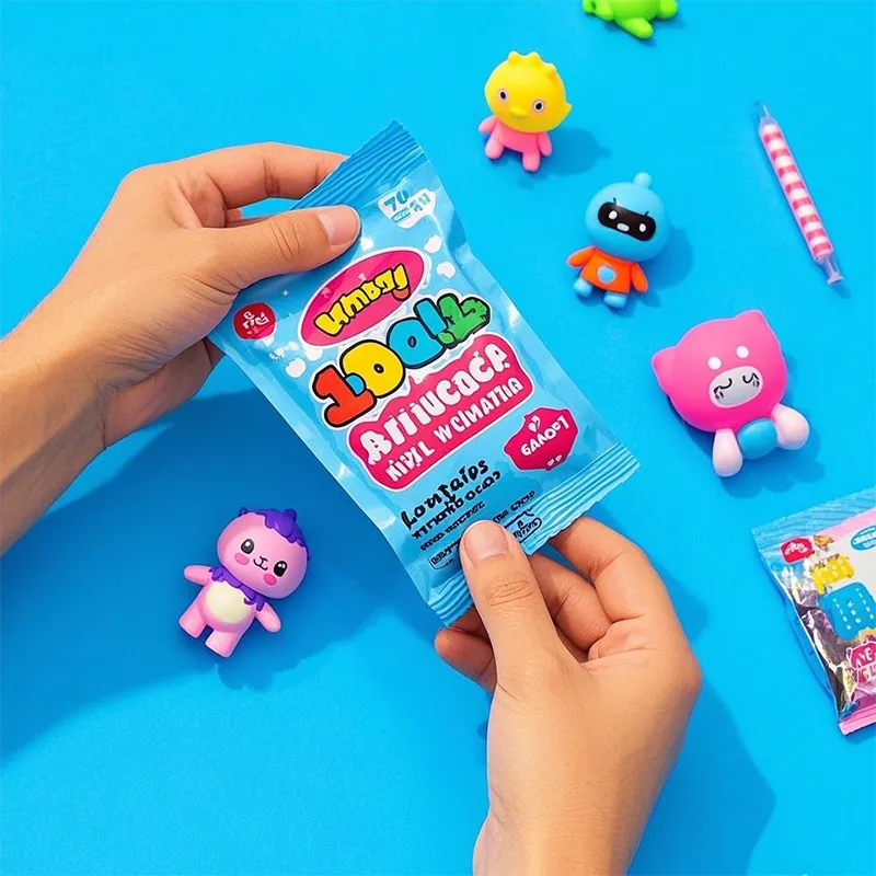 Custom Blind Bag Packaging EVOH PE Plastic Side Gusset Kuromi Toy ...