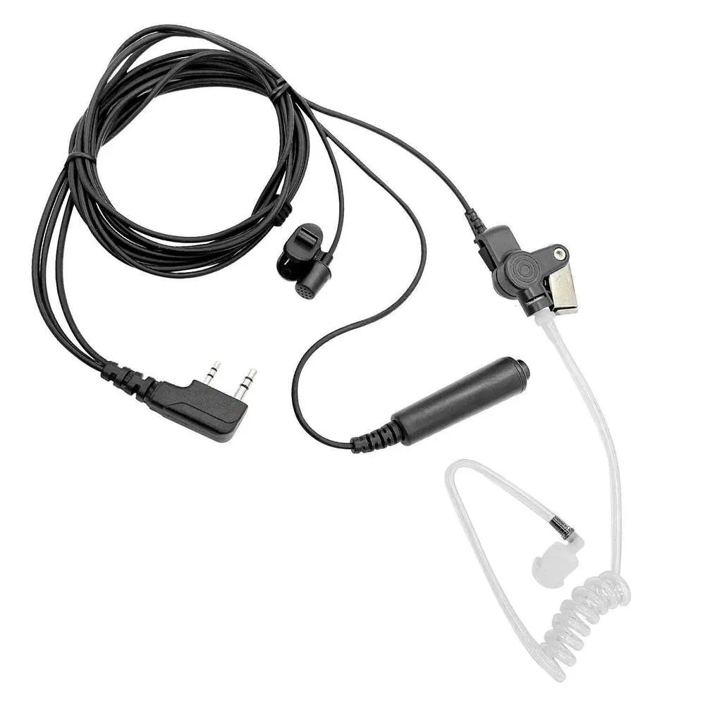 PTT Cable Clip Lock Finger 3 Wire Radio Jack Public Safety Motorola ...