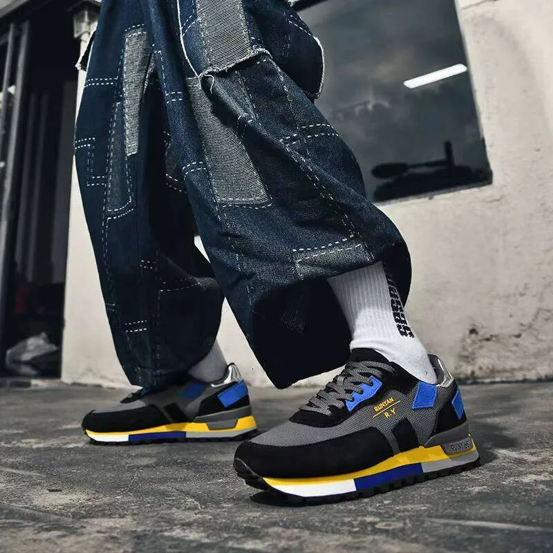 2025 Spring Men's Casual Forrest Gump Sneakers Breathable Mesh Upper ...