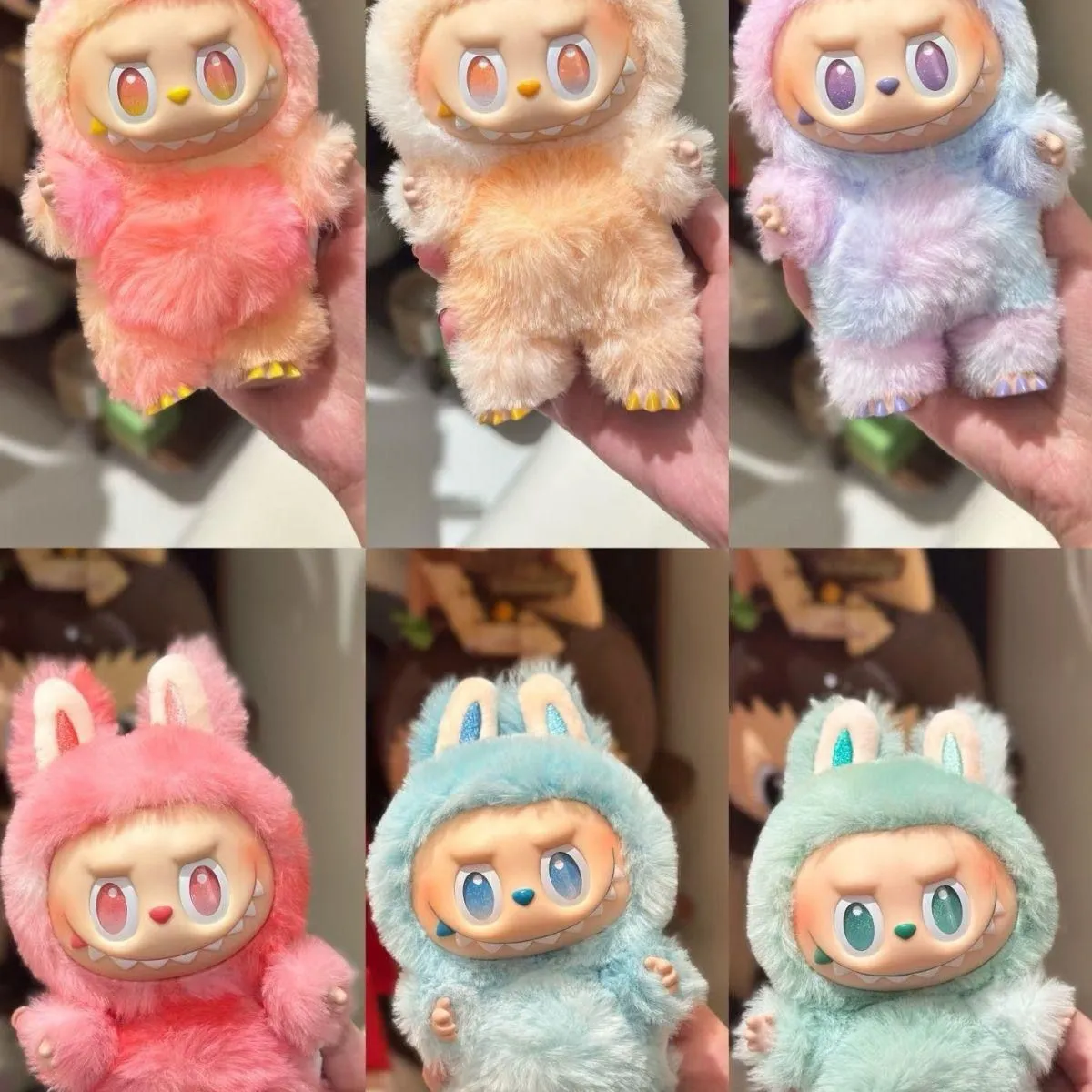 New Popmart Labubu Keychain The Monsters Serie Blind Box Manga Figurine ...