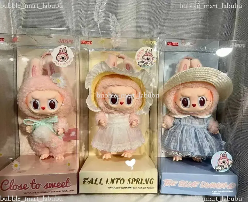 Monster Labubu Zimomo Angel Vinyl Pendant Doll Creative Mokoko Figure ...