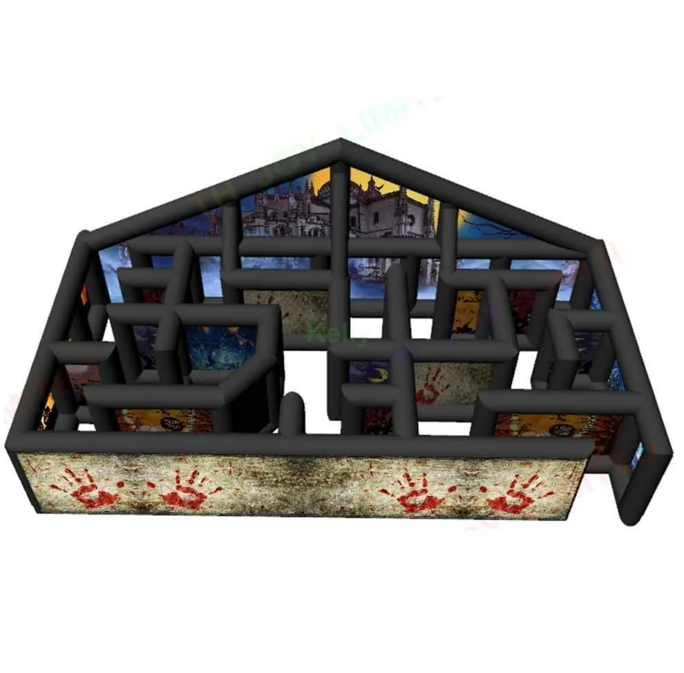 Inflatable Haunted House Maze 33x20x11.5ft Outdoor... From Inflatables ...