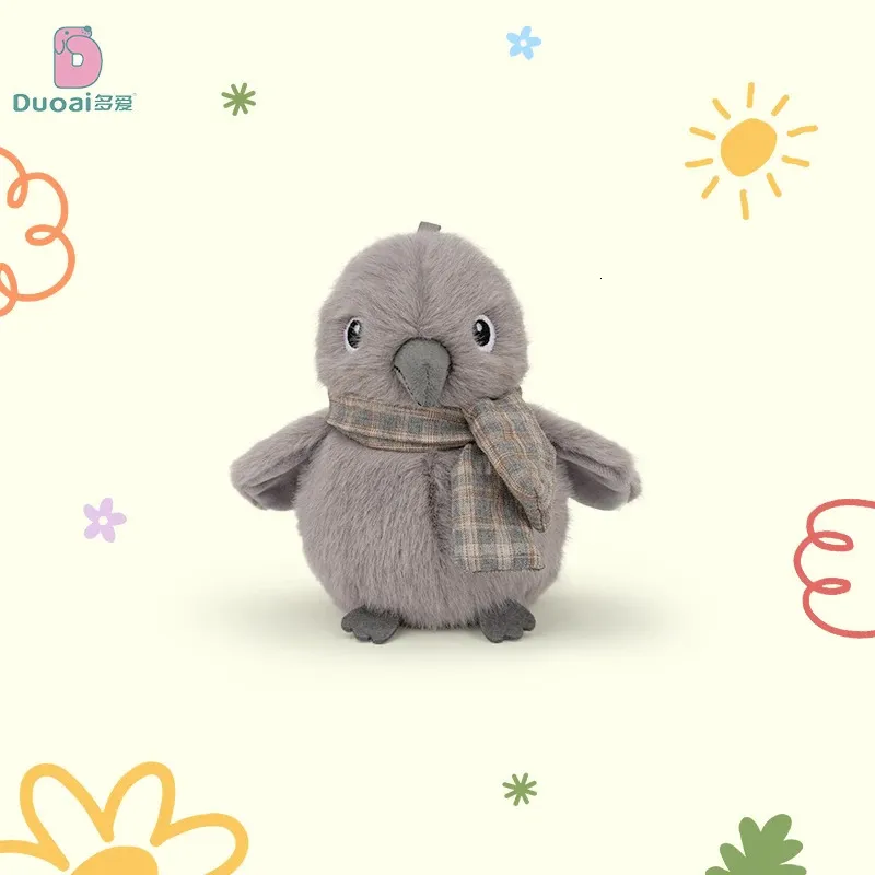 Kawaii Birds Plush Pendant Keychain Toys, Simulation Parrot Bird Nest ...