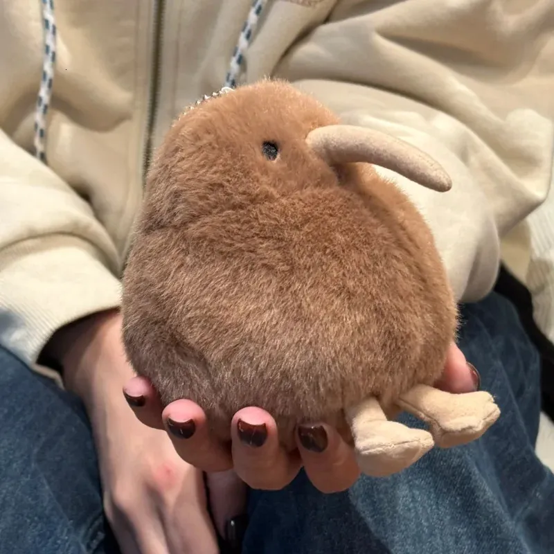 Kawaii Birds Plush Pendant Keychain Toys, Simulation Parrot Bird Nest ...