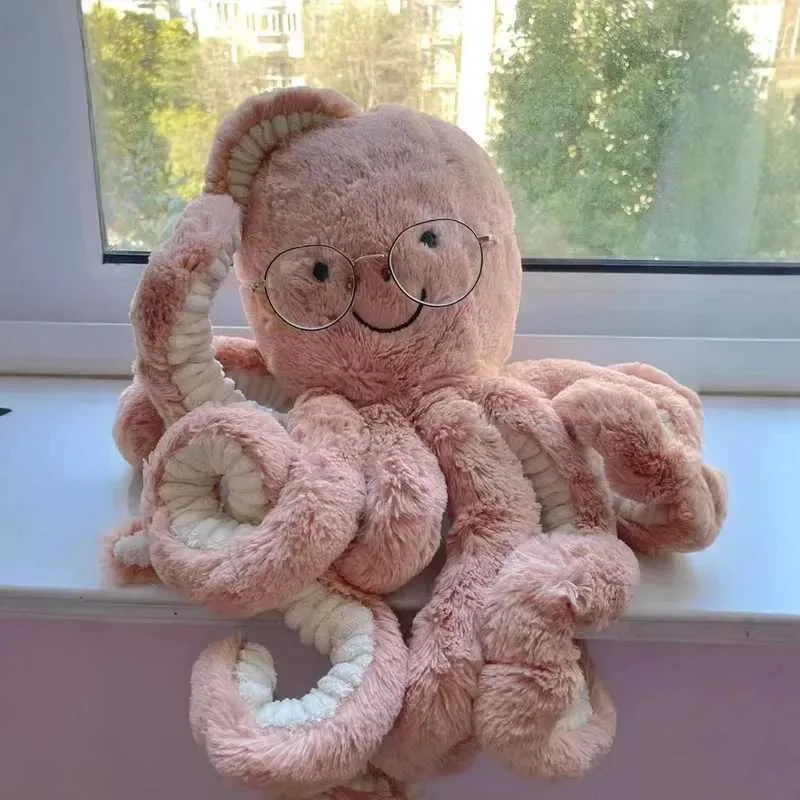 49cm Giant Octopus Plush Toy Filled with Nanoparticle PP Cotton Plush ...