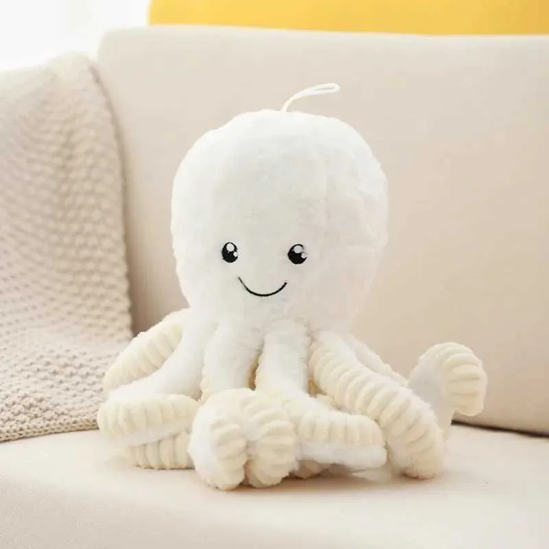 Octopus Stuffed Animals Reversible Plushies For Kids Colorful Soft Toys ...