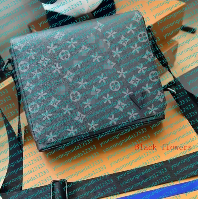 Mens Shoulder Bags PU Leather Designers Messenger Bag Famous Trip ...