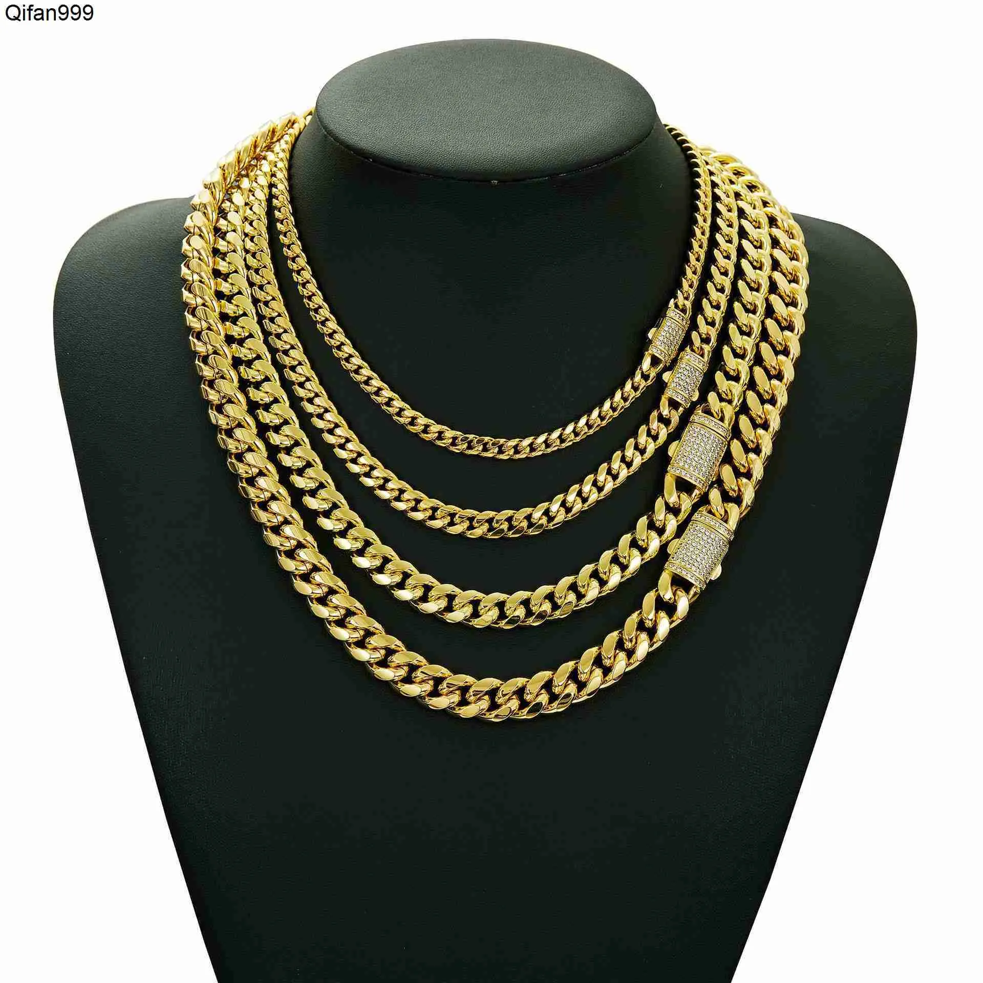 Mens Hip Hop Style Miami Cuban Link Chain 14K... From Qifan999, $35.18 ...